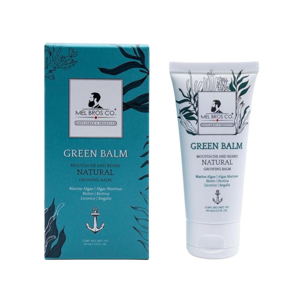 Green Balm Crecimiento de Barba y Bigote 2oz|60ml Alga Marinas + Bioti ...
