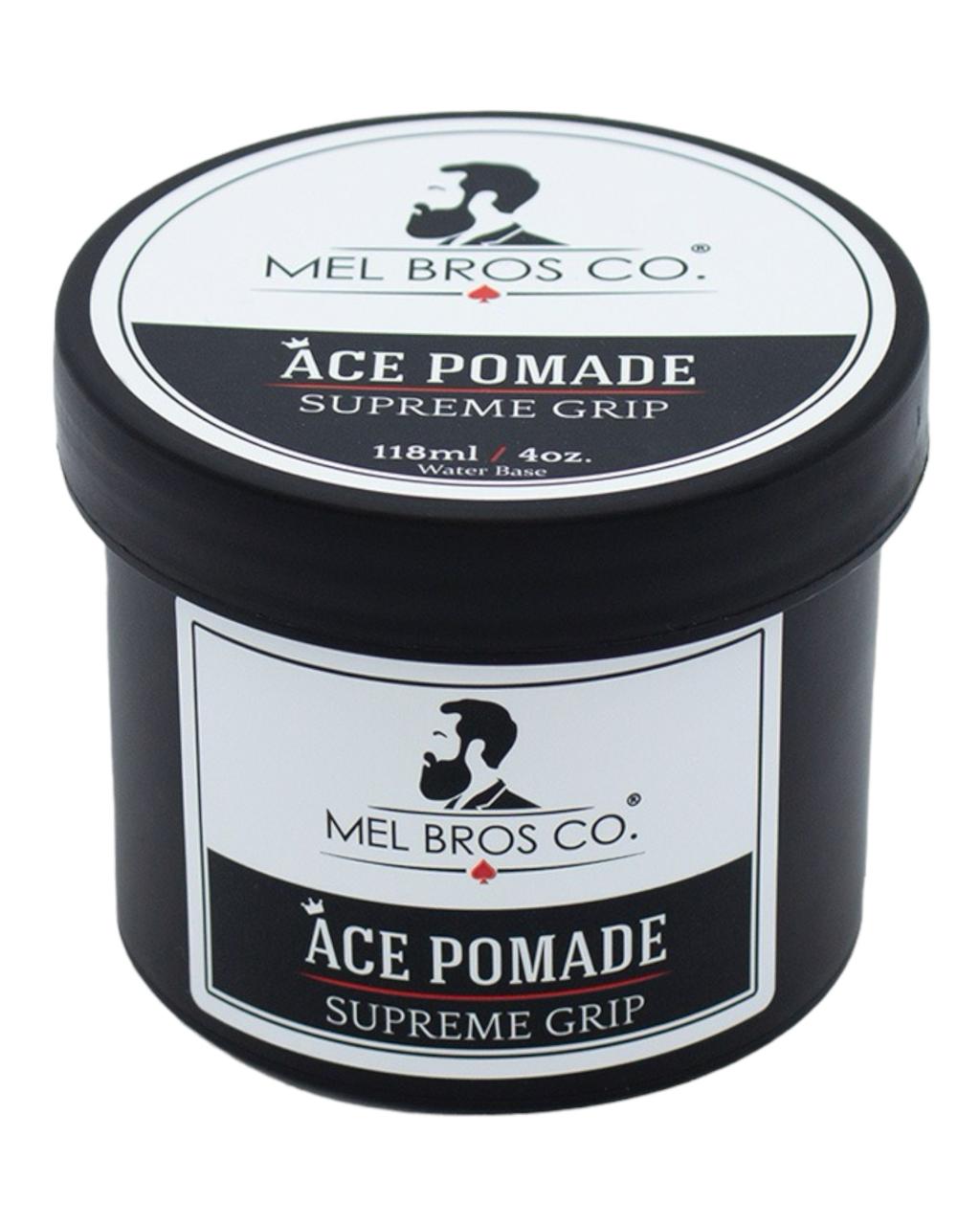 Ace Pomade Supreme Grip 4oz | Biotina + Queratina + Cafeína – MEL BROS CO